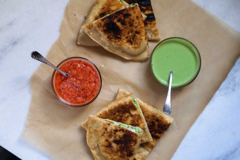 Leek Bolani: Afghan Leek Stuffed Flatbread • The Curious Chickpea