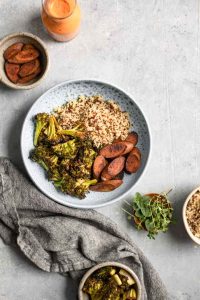 Roasted Broccoli Bowls • The Curious Chickpea