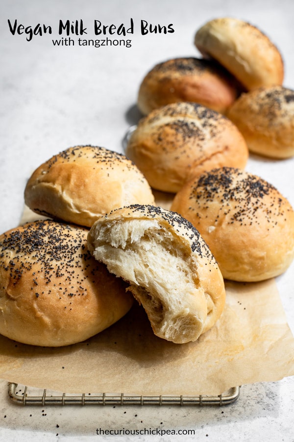 Vegan Milk Bread Buns (with Tangzhong) • The Curious Chickpea