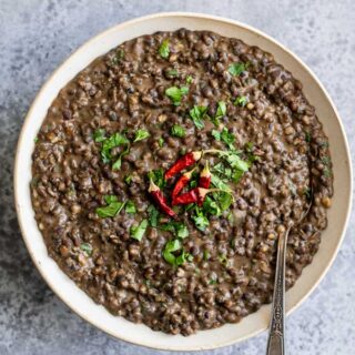 Garlic Urad Dal Fry • The Curious Chickpea