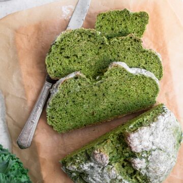 Homemade Kale Soda Bread • The Curious Chickpea