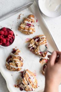 Homemade Raspberry Scones • The Curious Chickpea