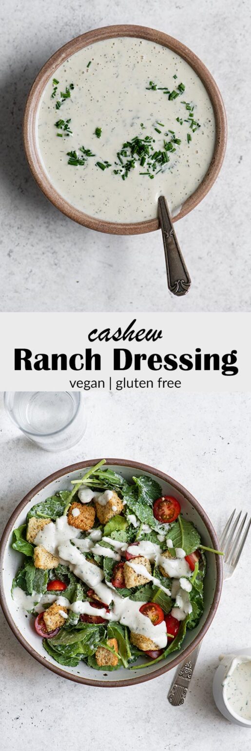Cashew Ranch Dressing • The Curious Chickpea