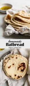 Homemade Flatbread • The Curious Chickpea