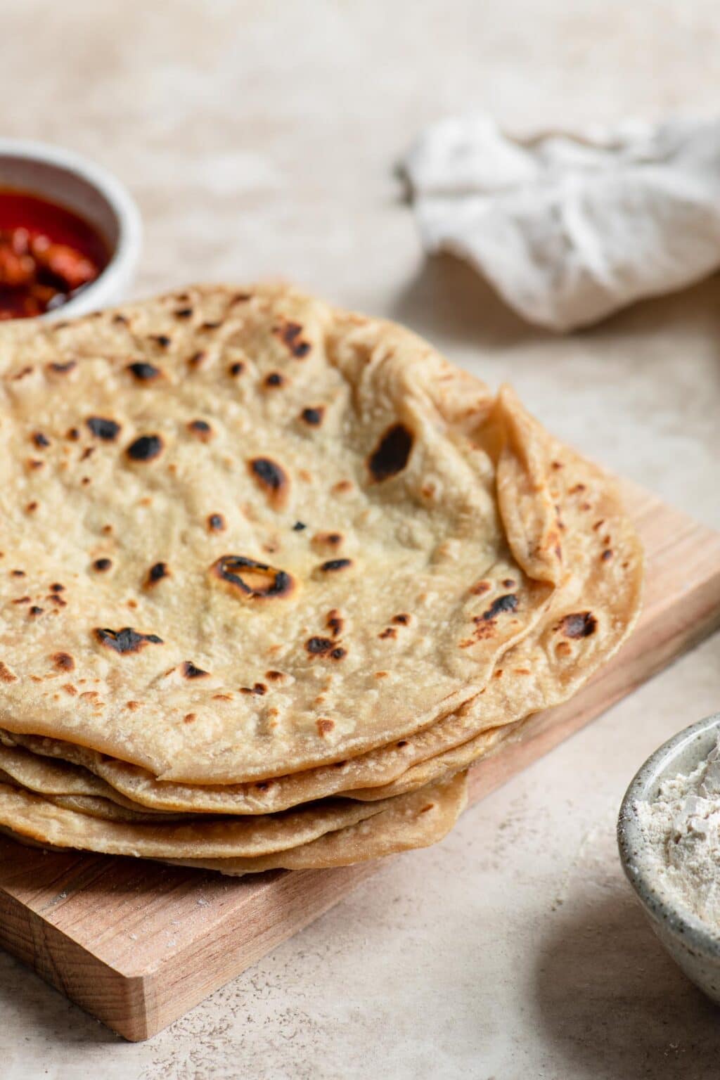 Homemade Roti • The Curious Chickpea