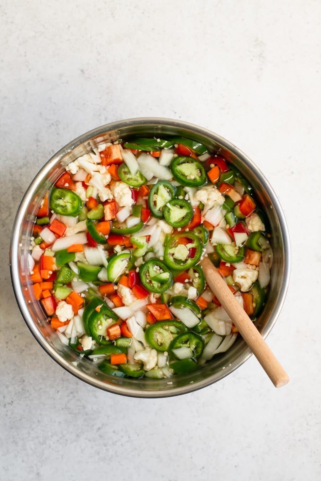 Homemade Giardiniera • The Curious Chickpea