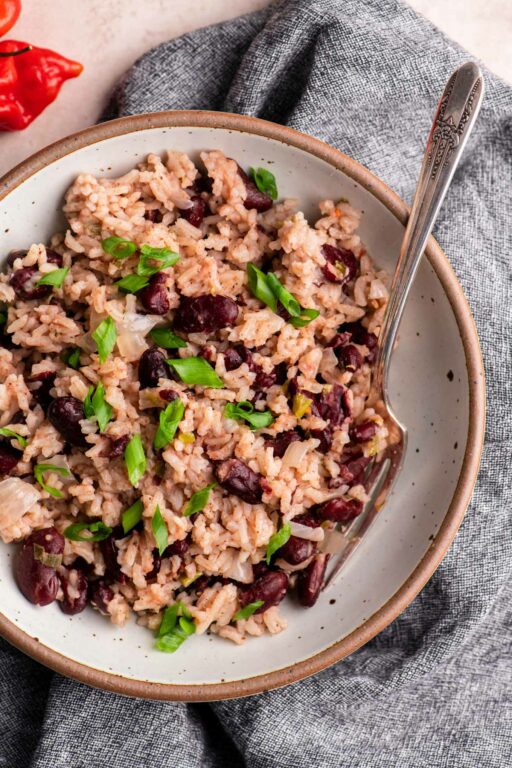 Jamaican Red Beans and Rice • The Curious Chickpea