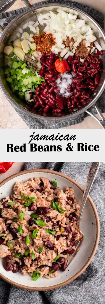 Jamaican Red Beans and Rice • The Curious Chickpea