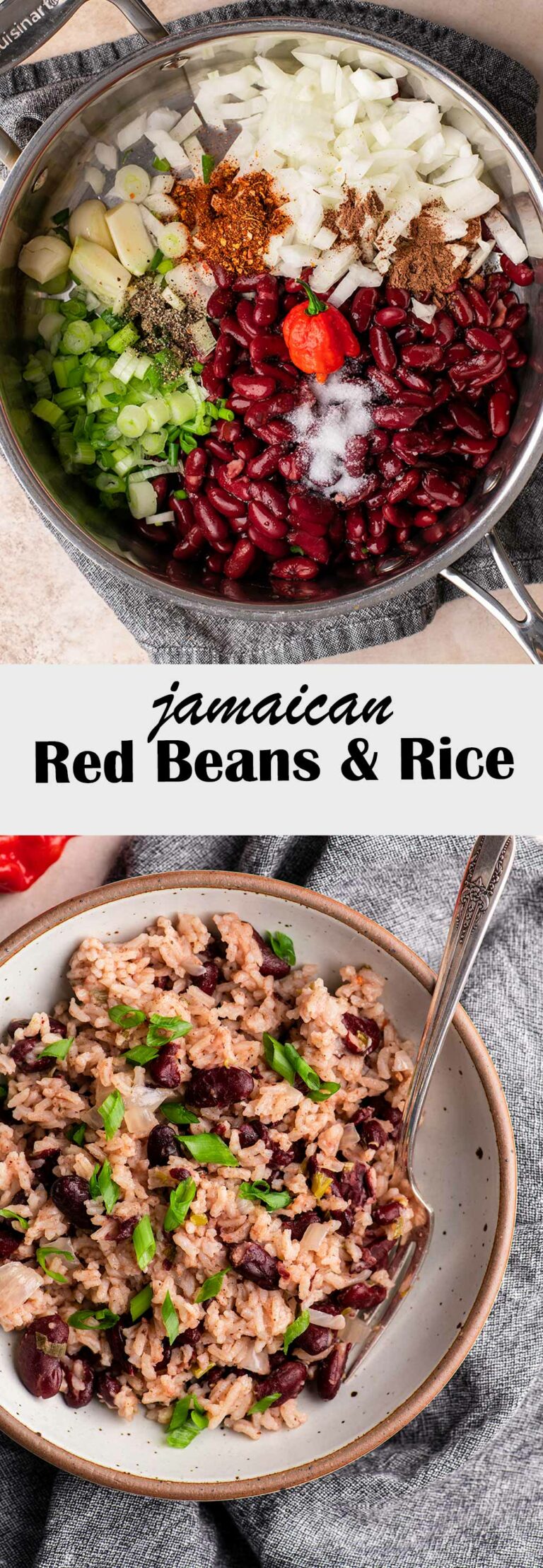 Jamaican Red Beans and Rice • The Curious Chickpea